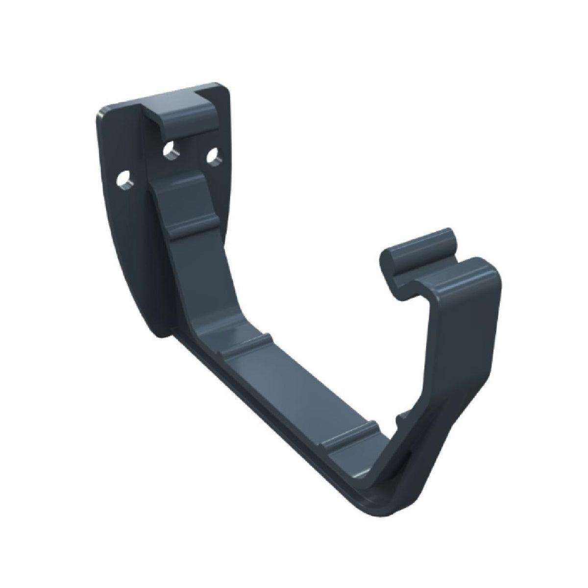 10 x Anthracite Grey Square Fascia Gutter Brackets Freeflow 114mm Wate — Homesmart