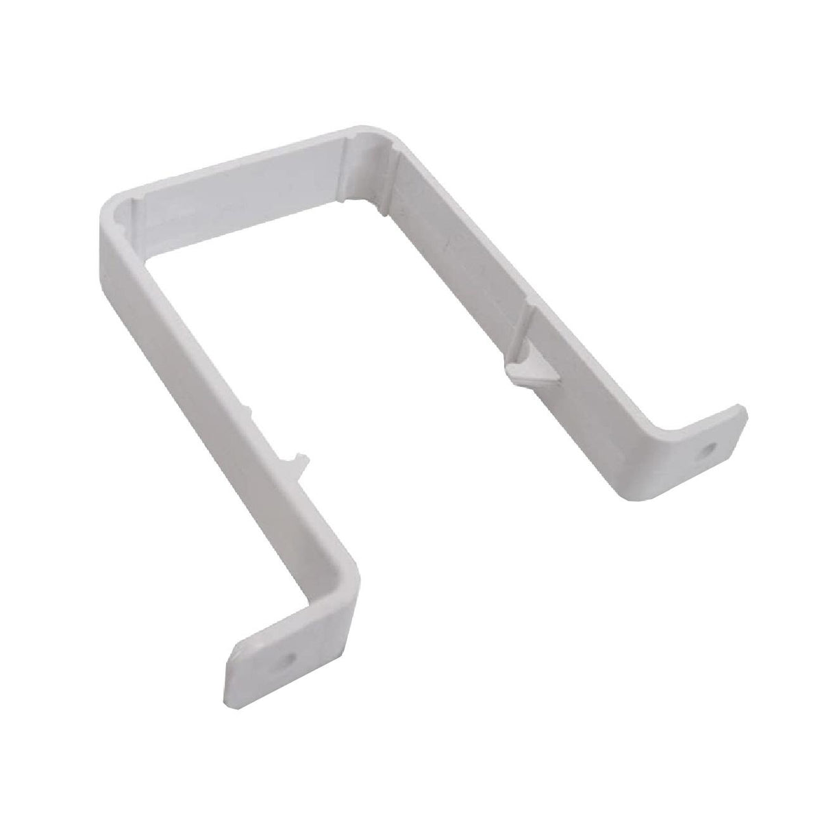 5 x White Square 65mm Downpipe Brackets, Freeflow Rain Water Systems ...