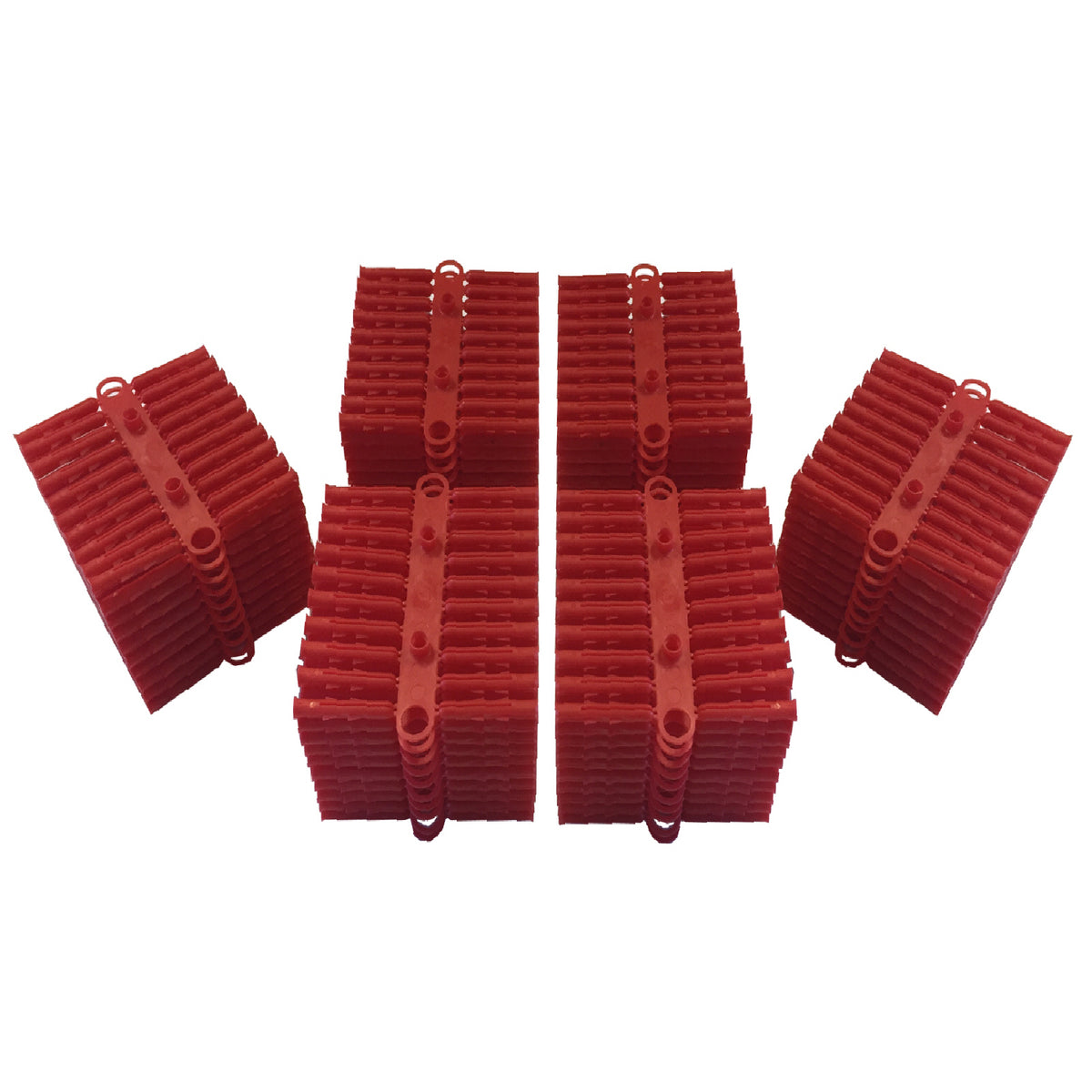1000 x Red Wall Plugs Heavy Duty Raw Fixings — Homesmart