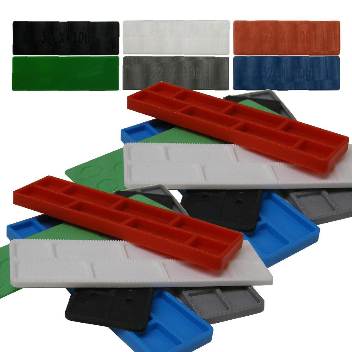 Plastic Window & Glazing Packers 1mm - 6mm Trade Packs — Homesmart