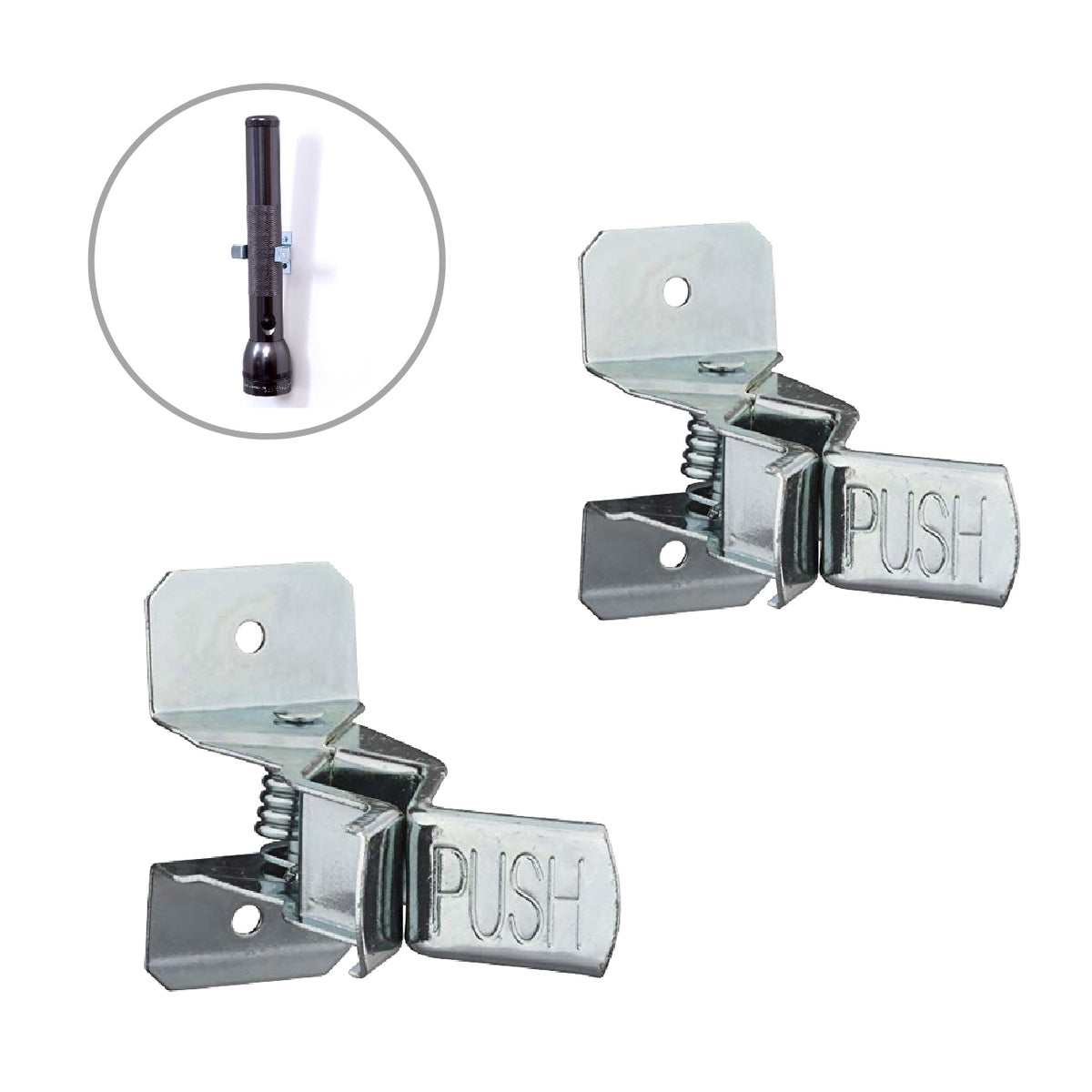 Spring Loaded Wall Mounted Tool Clips — Homesmart