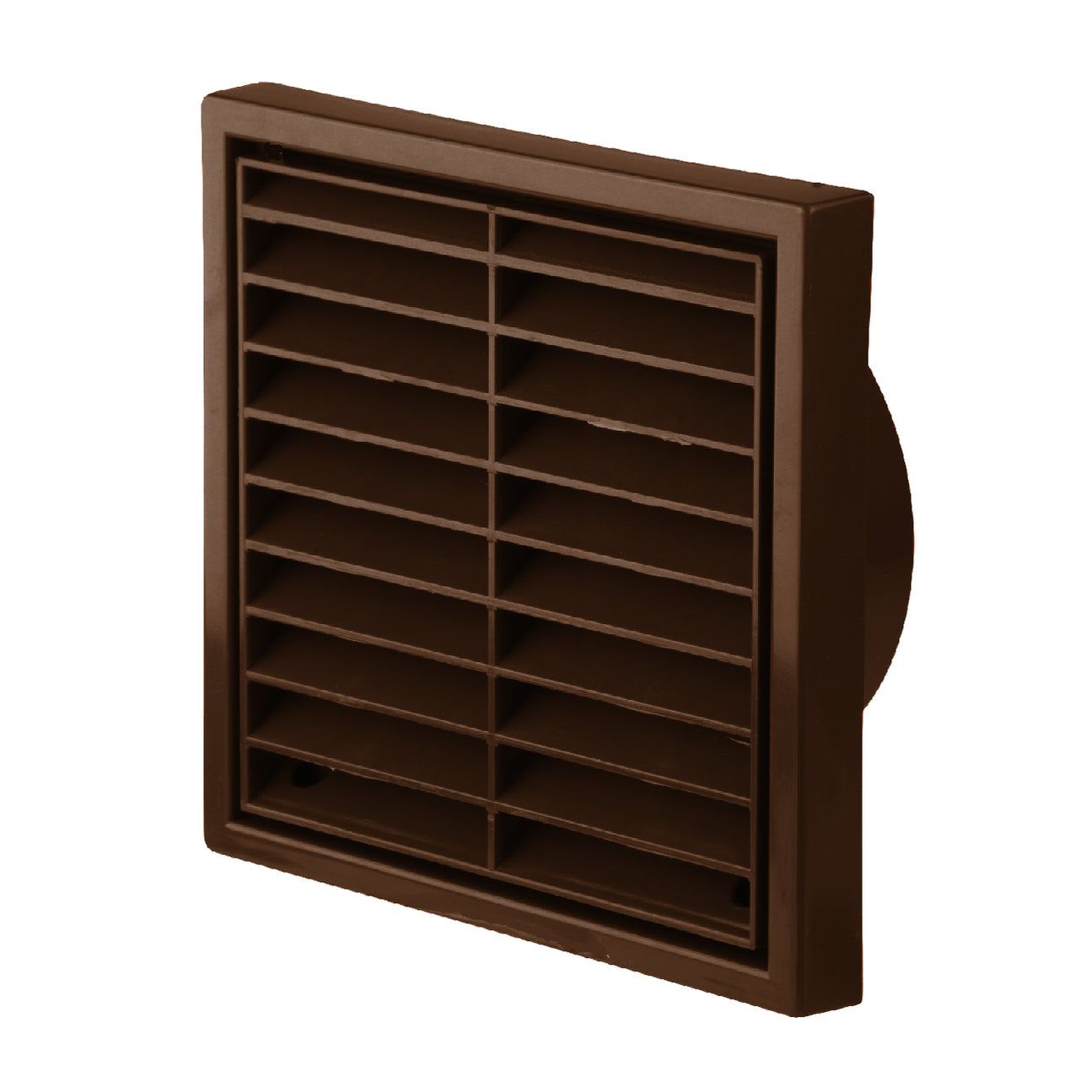 Brown Extractor Fan Air Vent Louvre Grille for 4 Inch Ducting — Homesmart