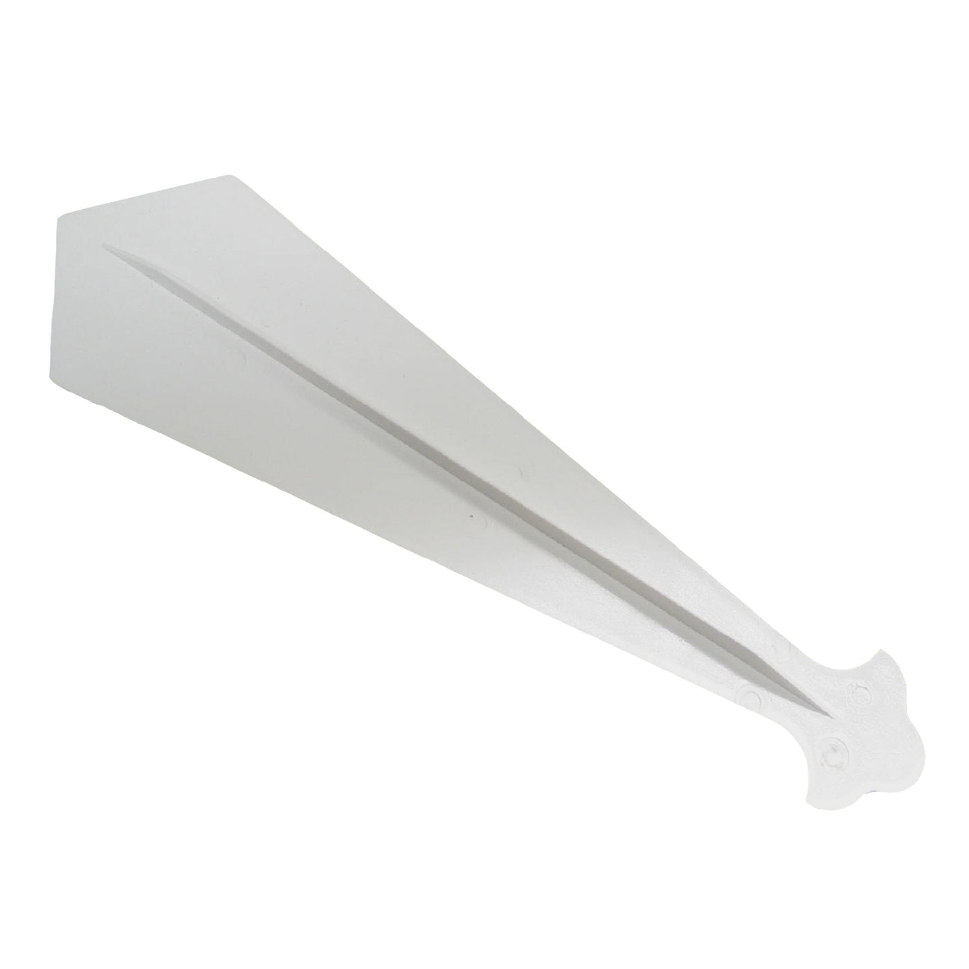 White plastic Upvc Finial Fascia Joint for Gable Apex. — Homesmart