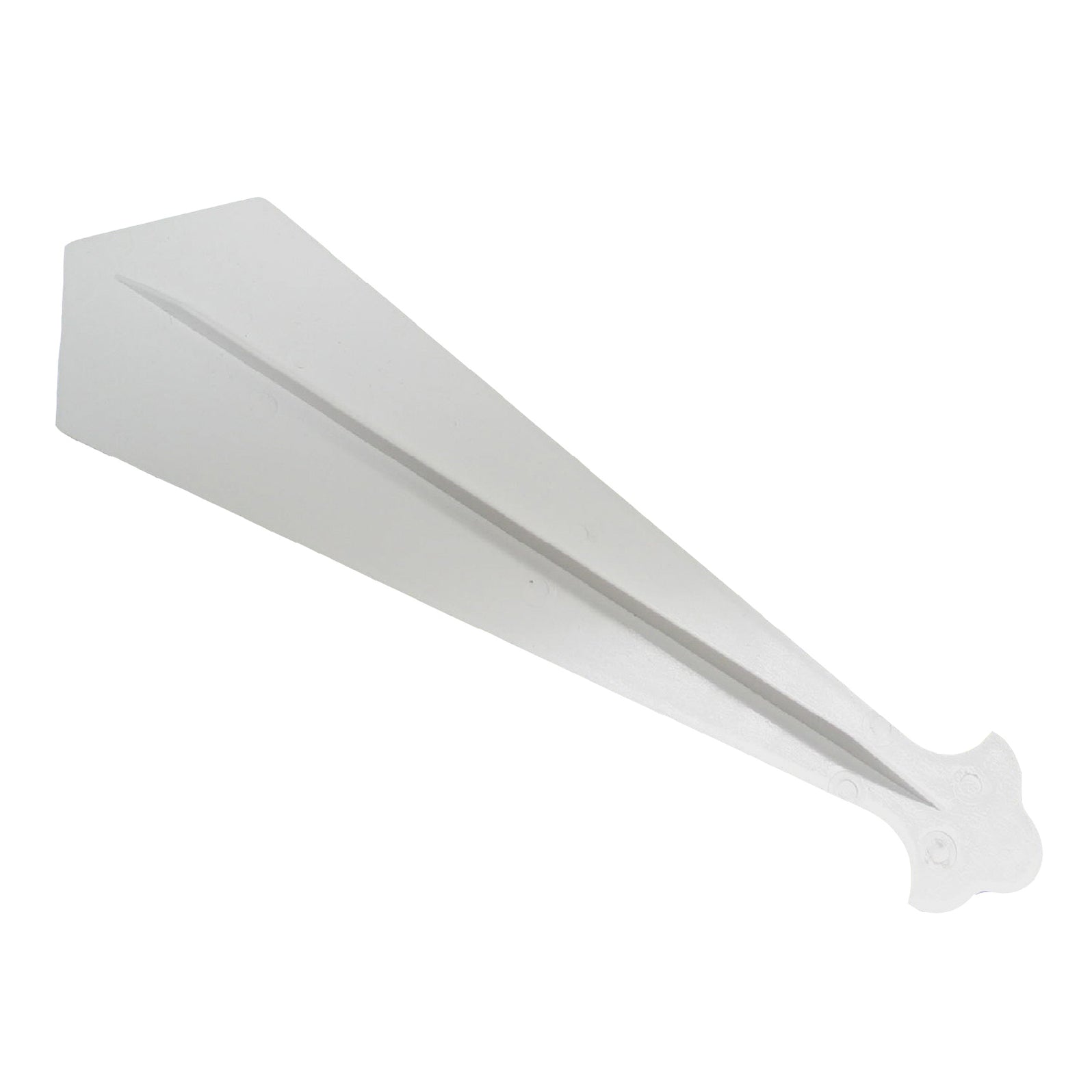 White plastic Upvc Finial Fascia Joint for Gable Apex. — Homesmart