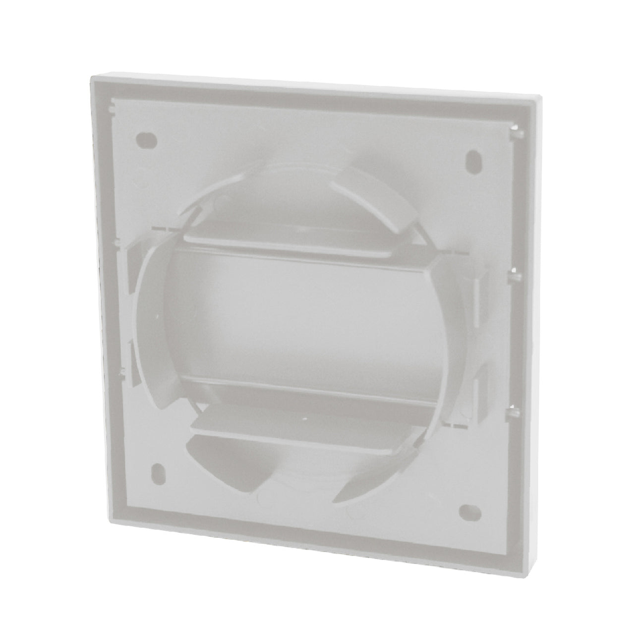 White Extractor Fan Air Vent Gravity Flap for 4 Inch Ducting — Homesmart