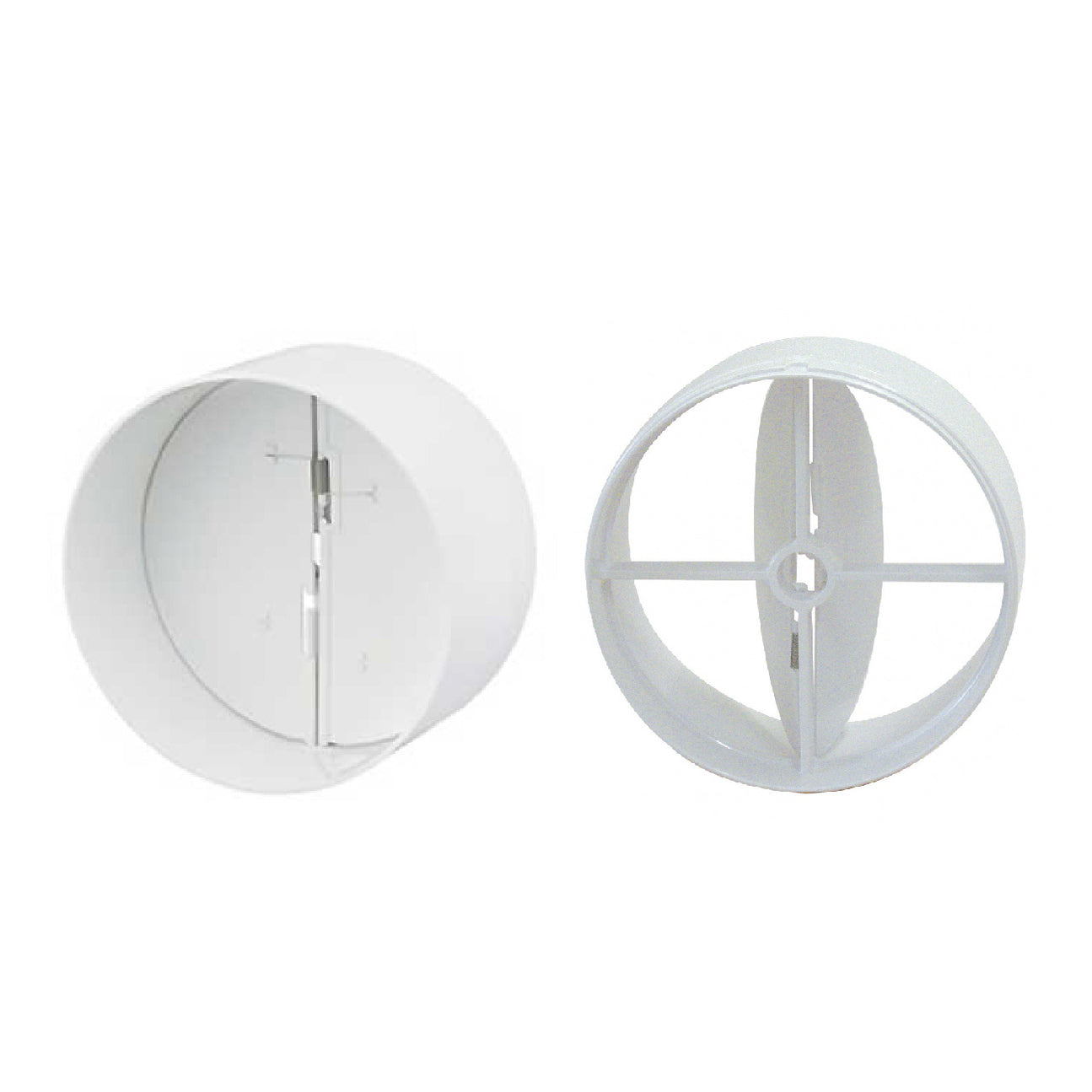 Extractor Fan 100mm In-line Back Draught for 4 Inch Ducting — Homesmart