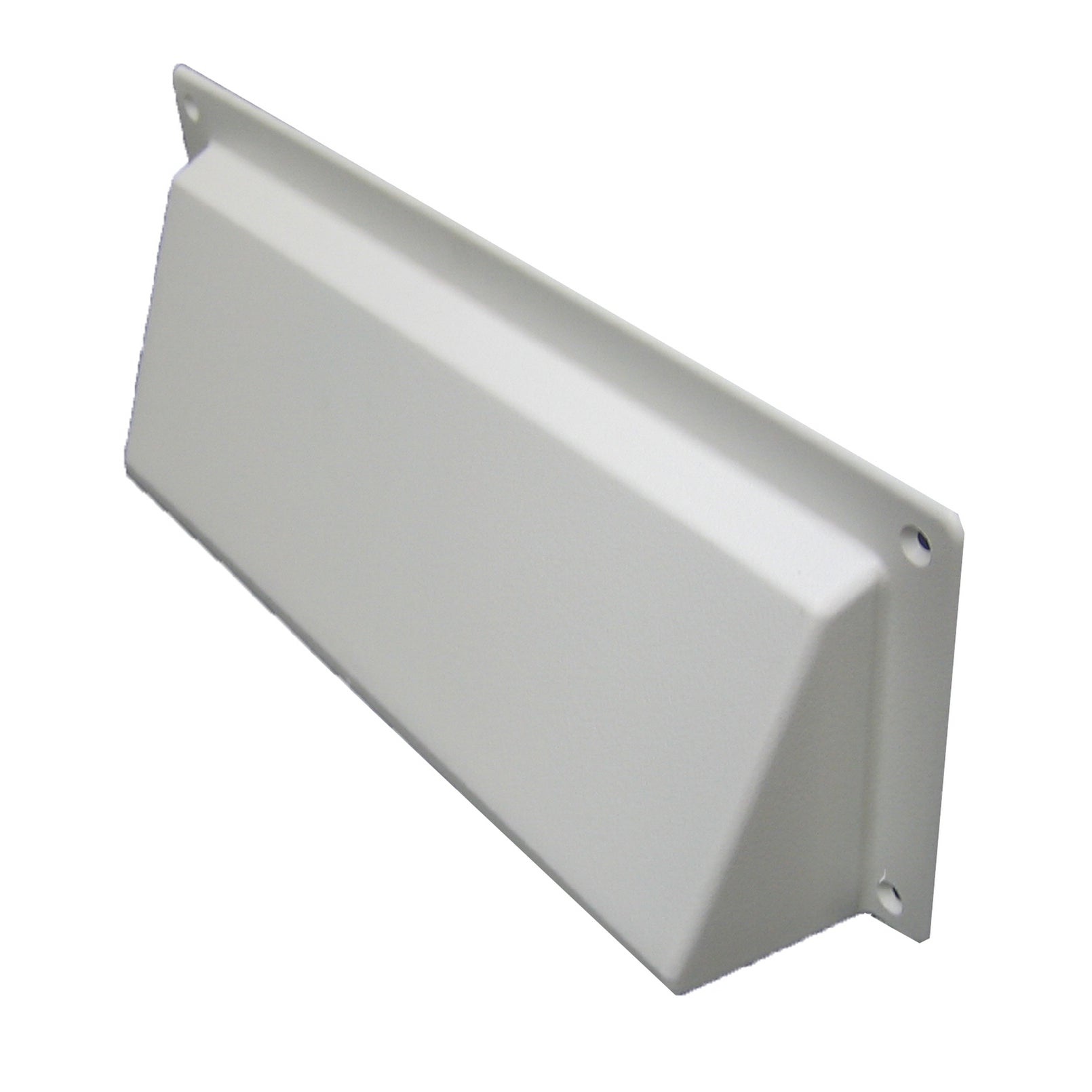 White Hooded Cowl Vent Cover for Air Bricks Grilles Extractors Vents ...