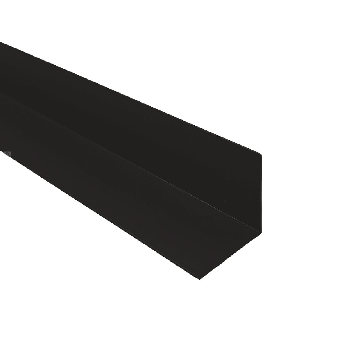 2 x Black UPVC Plastic Rigid Angle 50mm x 50mm x 2.4 Metre. — Homesmart