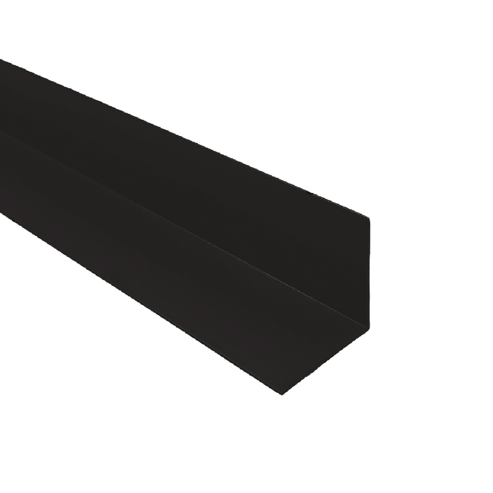 Black 1.2 Metre UPVC Plastic Rigid Angle 50mm x 50mm Corner Trim ...