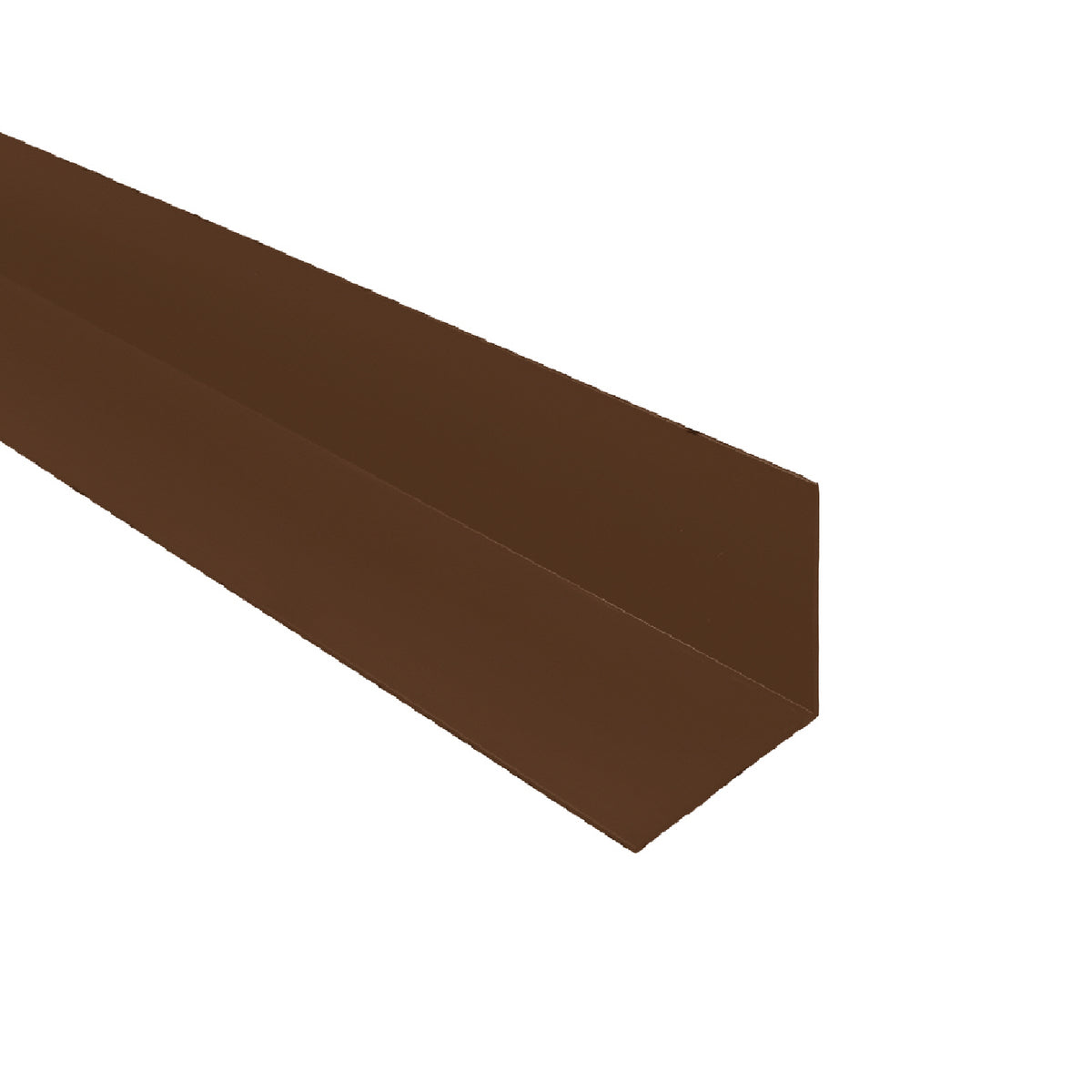 Brown 1.2 Metre UPVC Plastic Rigid Angle 25mm x 25mm Corner Trim ...