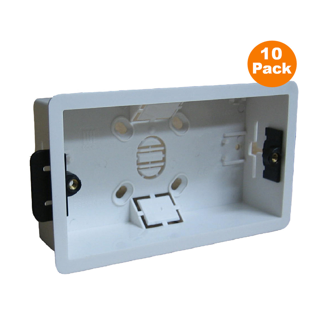 Electrical Dry Lining Back Box Pattress Double 2 Gang. — Homesmart