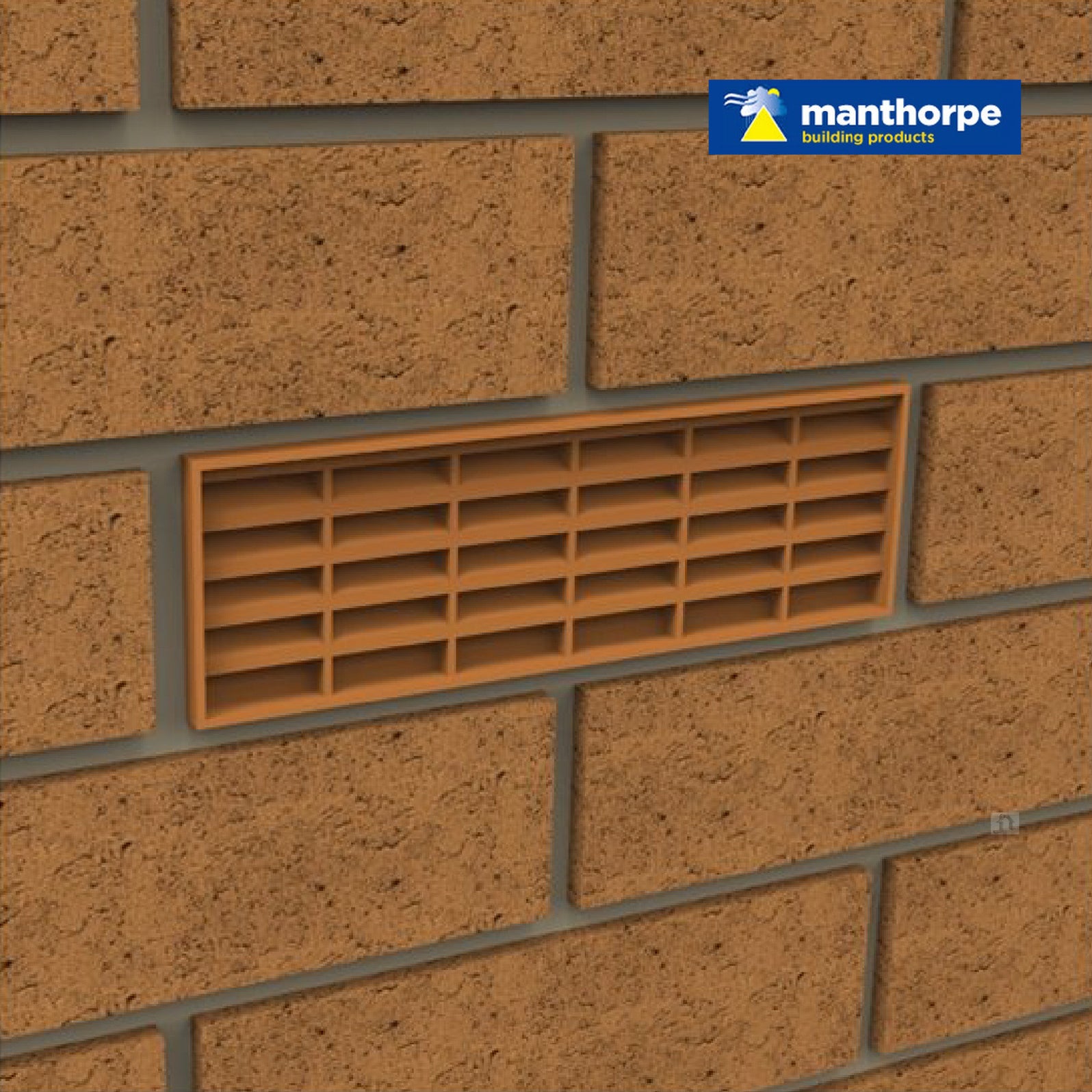 Manthorpe Buff G930 Interlocking Air Brick Vents — Homesmart