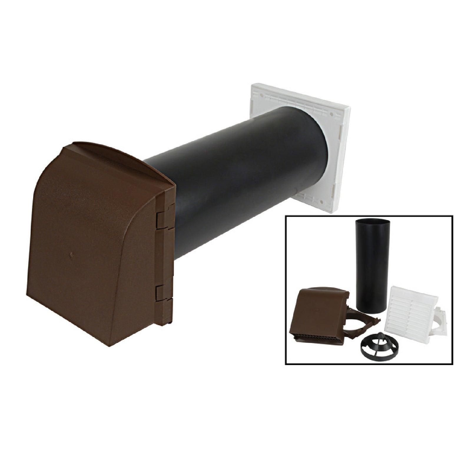 5" Cavity Core Gas Vent with Anti Draught Cowl. — Homesmart