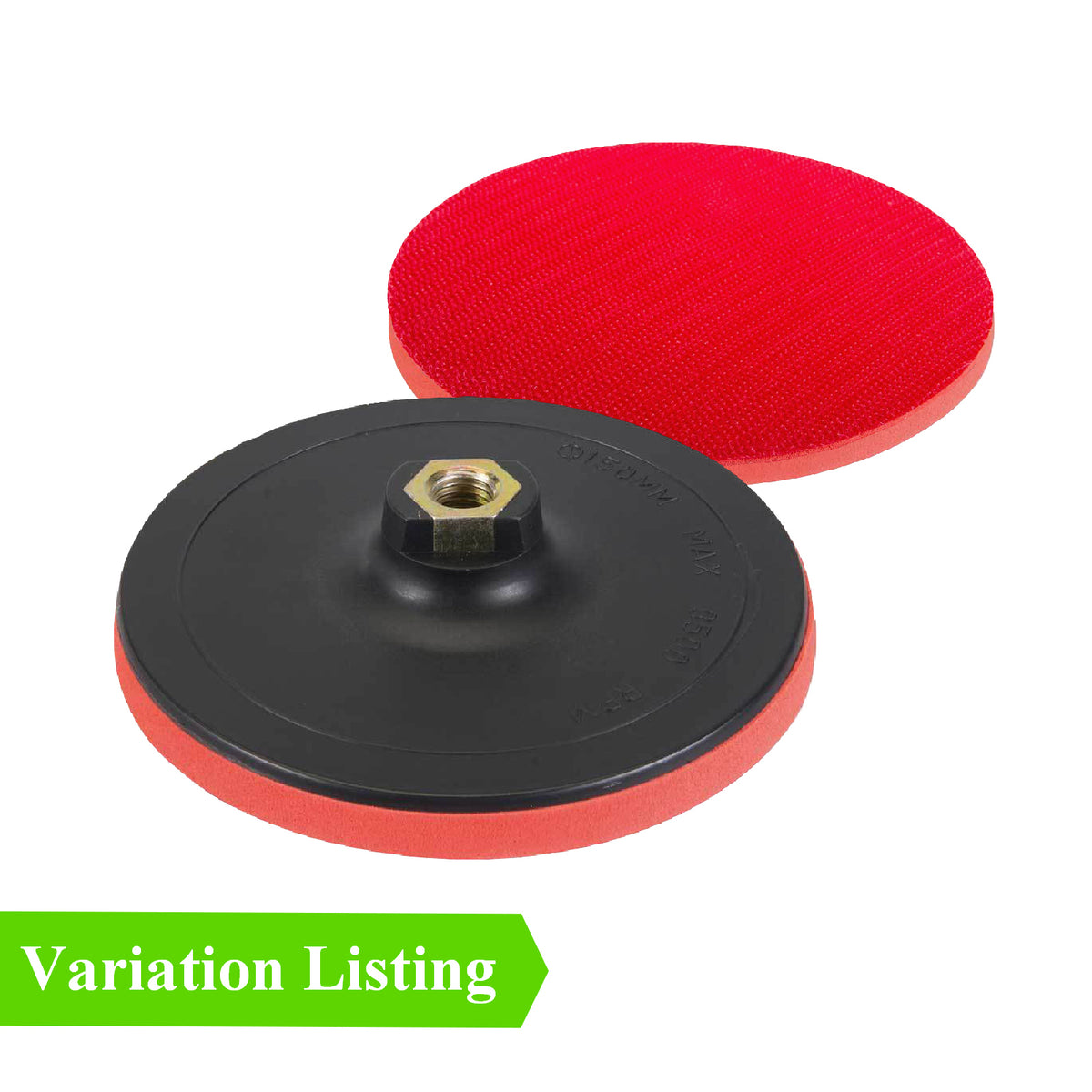 Hook & Loop Rubber Backing Pad Size Options — Homesmart