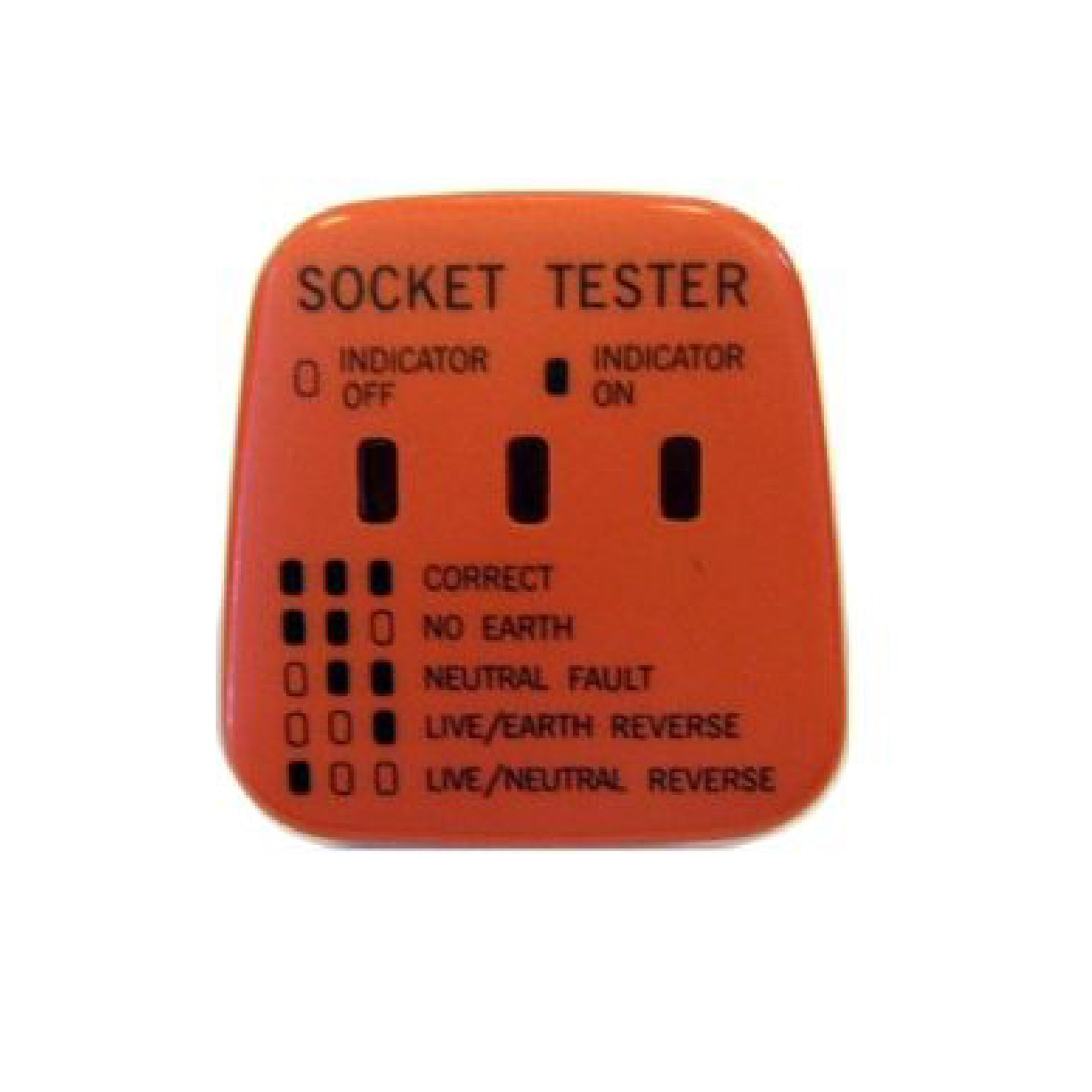 UK Mains Socket Tester 240v Polarity Test / 3 Pin Plug — Homesmart