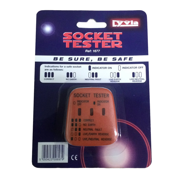 Socket Tester Holder UK Mains Socket Tester 240v Polarity Test 3 Pin ...