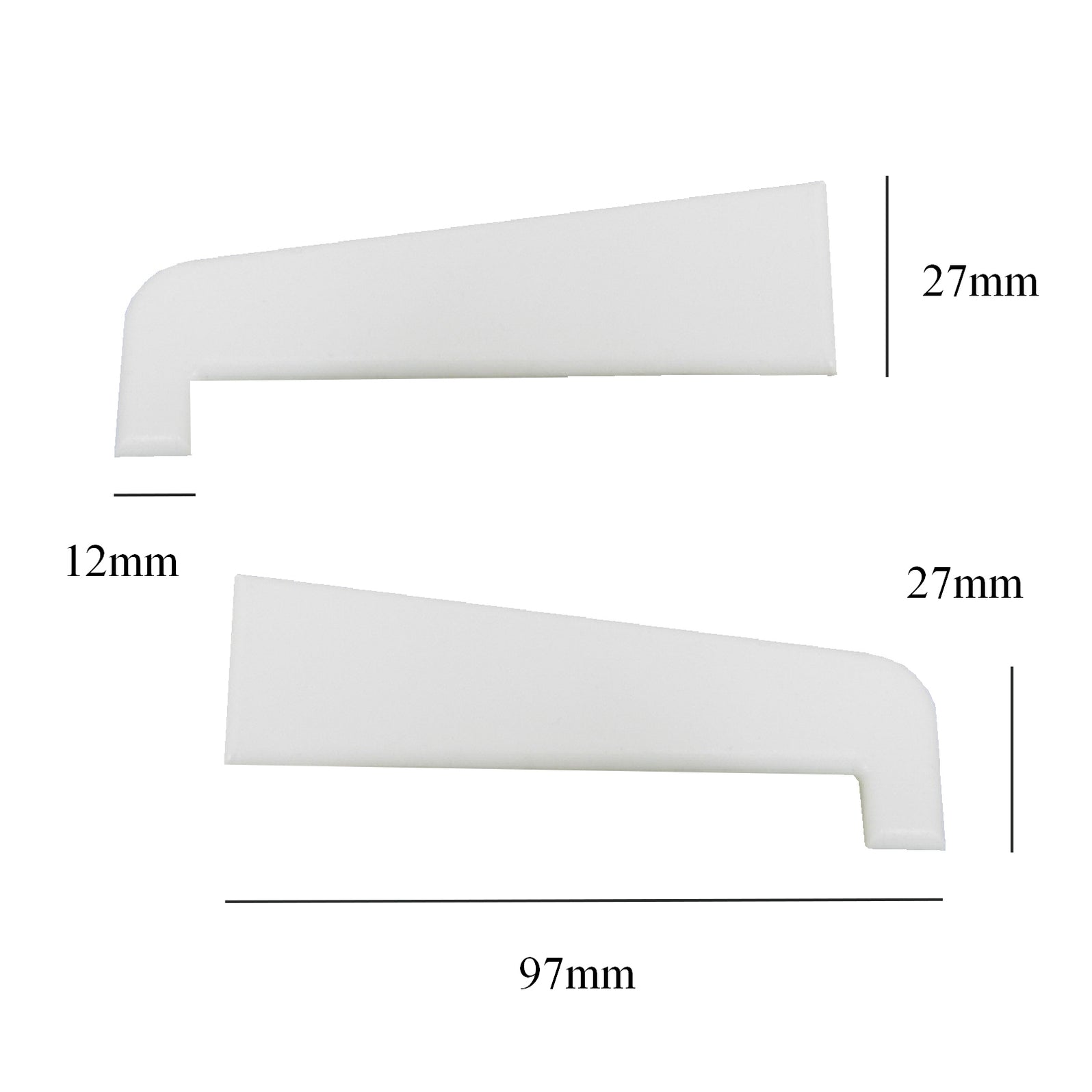 Window Cill End Caps fits 150mm Eurocell External Sills — Homesmart