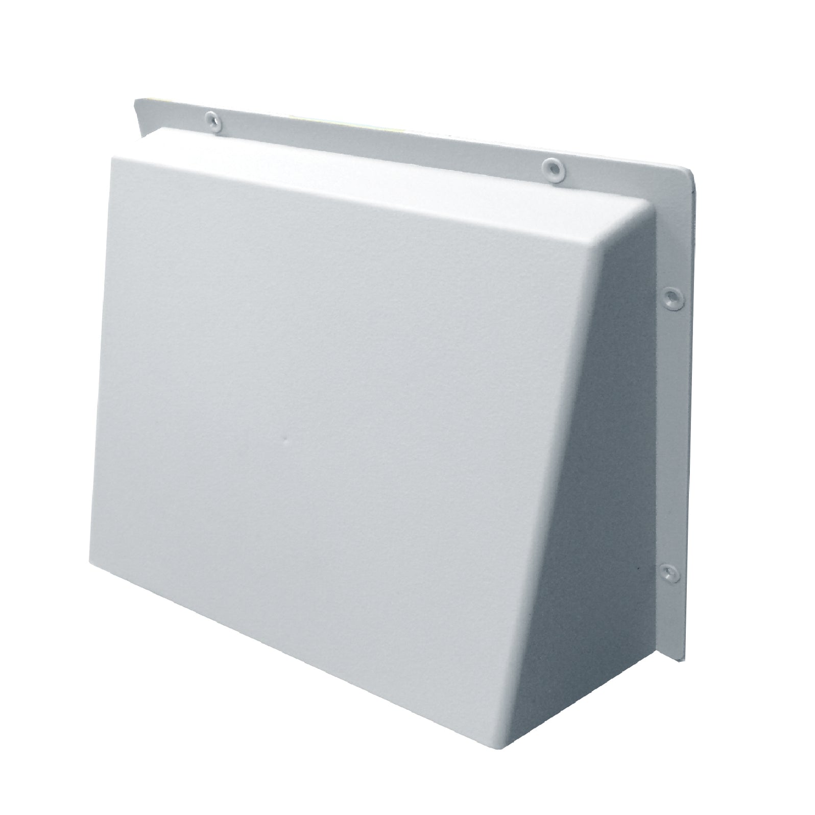 White Hooded Cowl Vent Cover for Air Bricks Grilles Extractors Vents ...