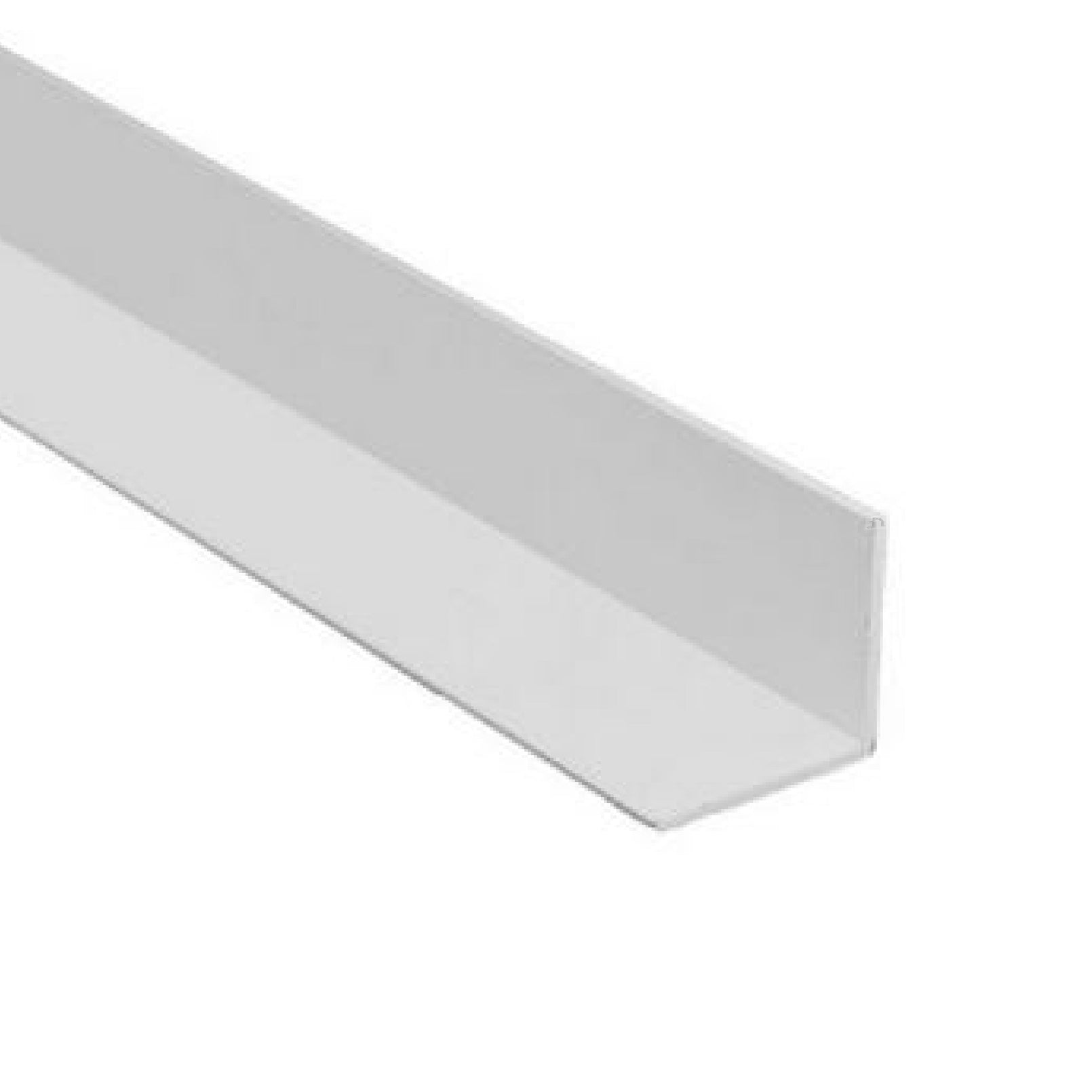 White 1.2 Metre UPVC Plastic Rigid Angle 80mm x 80mm Corner Trim ...